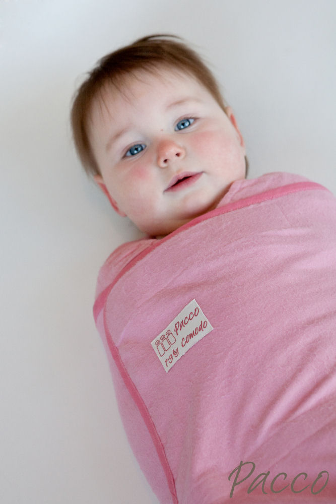 Pucktuch für Babys ab 7kg, Pacco Comodo ROSA | Pucken mit Pacco