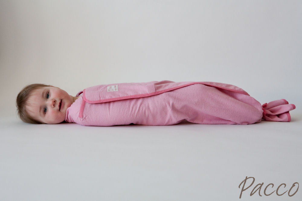 Pucktuch für Babys ab 7kg, Pacco Comodo ROSA | Pucken mit Pacco